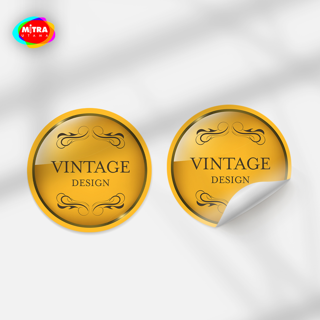 Sticker Gold - Mitra Utama